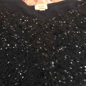 J. Crew Factory | Tops | J Crew Navy Sequin Top | Poshmark